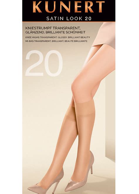Kunert Satin Look 20 Denier Knee Highs In Stock At UK Tights