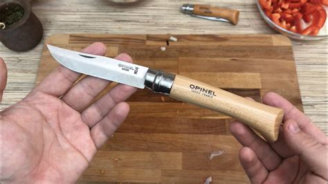 Французский складной нож Opinel № 10. Тест ножа - YouTube