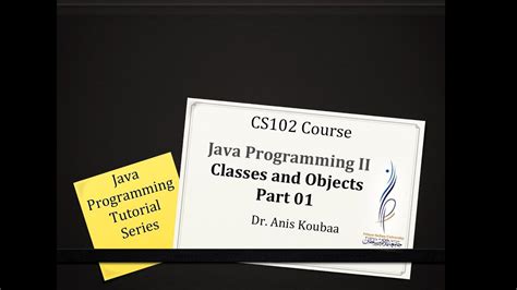 [CS102] Introduction to classes and objects [Part 01] - YouTube