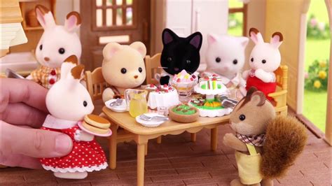 Уютный домик и Пекарня Sylvanian Families - YouTube