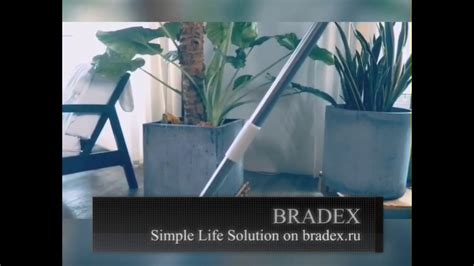 Швабра с вертикальным отжимом Bradex - YouTube