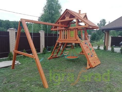 Детская площадка IgraGrad "Крепость Фани" (Дерево) — купить по низкой ...