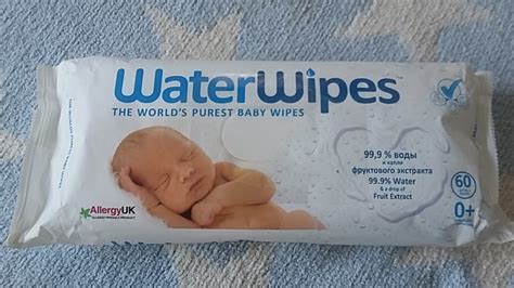 Влажные салфетки Water Wipes