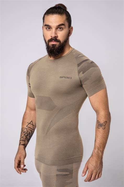 Термофутболка мужская SPAIO TACTICAL размер XXL песочный – в интернет ...