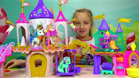 Замок Пони #2 распаковка замка My Little Pony детский канал Леночки ...
