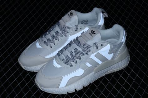 adidas Nite Jogger Winterized Crystal White With Reflective Accents ...