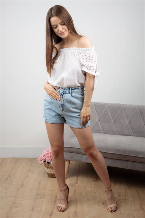 Spodenki jeans Dilvin Blue - Happywoman - ubrania, odzież dla kobiet