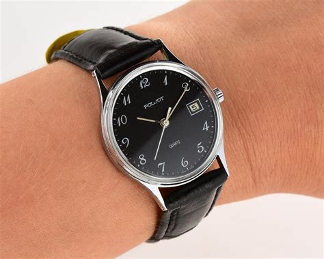 Soviet automatic POLJOT watch with quartz movement – SovietWatchStore.com