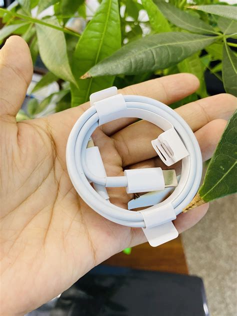 Cáp Type C - Lightning 1m zin Apple Trắng