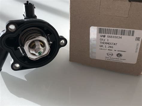 55593034 Термостат в корпусе GM | Запчасти на DRIVE2