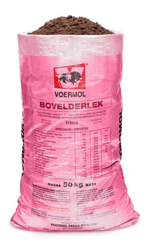 Voermol Bovelder Lick - Protein, Mineral & Trace Mineral Supplement for ...