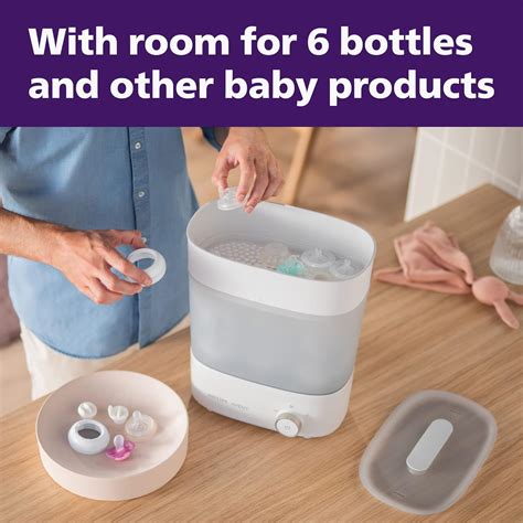 Esterilizador de biberones Philips AVENT Premium con secador, SCF293/00
