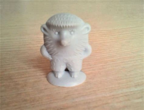 Мини фигурка игрушка из пластика, пластмассы еж, ежик, СССР. 4см: 19 ...