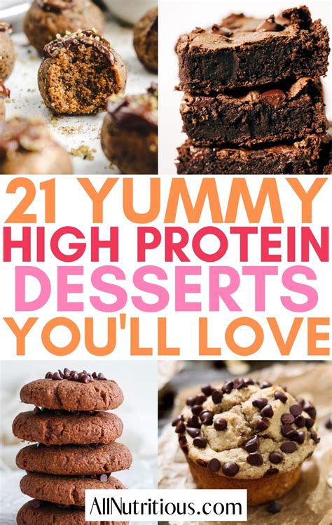 Protein Dessert Options at Theresa Bishop blog