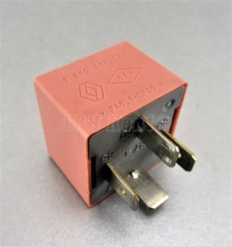95-Renault (00-15) Multi Use 4-Pin Pink Relay 8200308271 40A G. Cartier ...