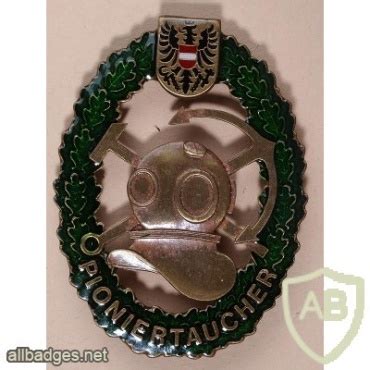 badge information page - Viewing Badge нагрудный знак водолаза ВМС Австрии