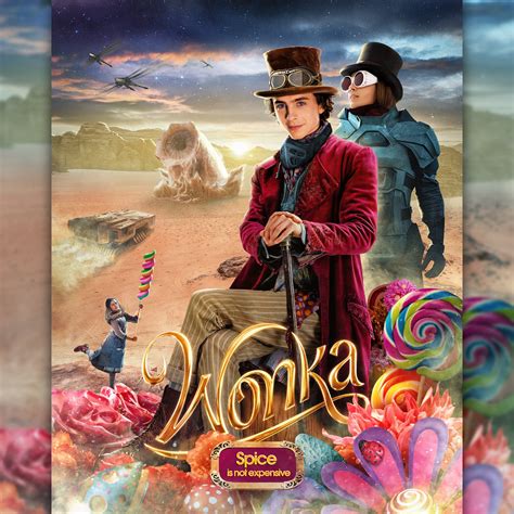 Multiverse poster - "Wonka" + "Dune" : r/graphic_design