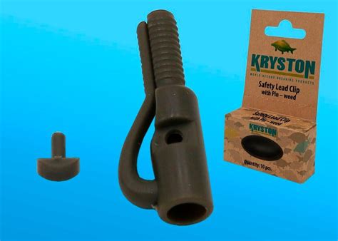 Клипса безопасная со стопором Серые Kryston (Кристон) - Safety Lead ...