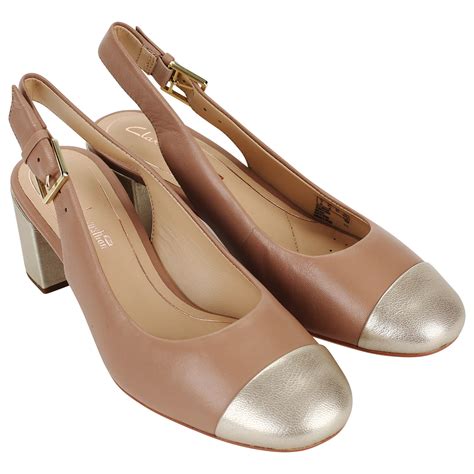 Кожаные туфли с открытой пяткой Clarks Orabella Meg 26131992_nude*37-i ...