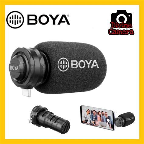 Boya BY-DM100 USB type C Shotgun Microphone for Android Devices ...