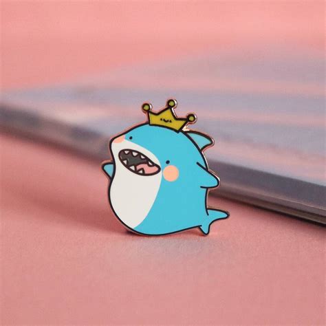 Shark Enamel Pin By Toastedink