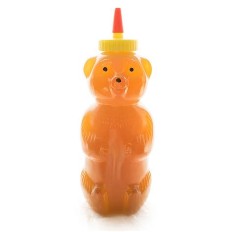 32 oz. Honey Bear - Large Honey Bears with 32 oz. of Raw, Local Honey