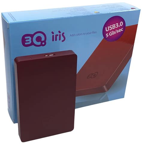 Купить Внешний HDD 3Q Iris Portable 1 Tb Красный - цена: 3782 ...