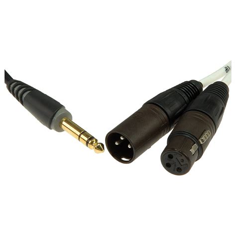 Klotz 1/4'' TRS Jack - Dual XLR Interconnect Cable, 2m at Gear4music