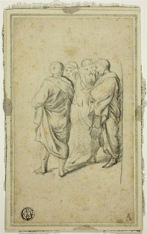 Group of Four Men in Togas | The Art Institute of Chicago