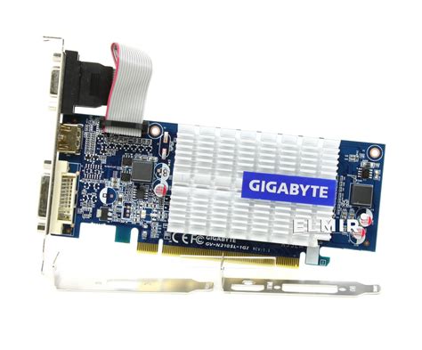 Видеокарта PCI-E 1024Mb GeForce 210 (DDR3) GigaByte (GV-N210SL-1GI ...