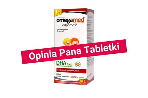 Omegamed 1+ - syrop na odporność? Opinia i analiza składu - Pan Tabletka