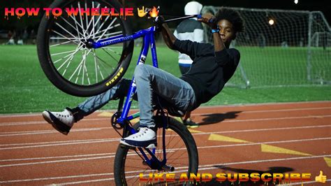 How to wheelie 🤟🔥 - YouTube