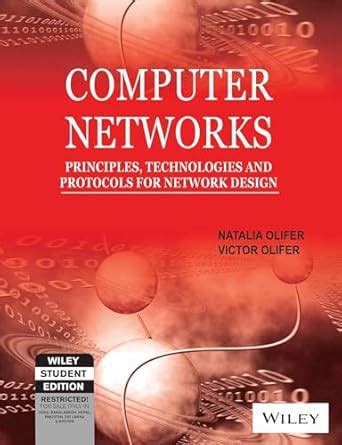 Buy Computer Networks - Principles,Technologies And Protocols For Network Design Book Online at ...