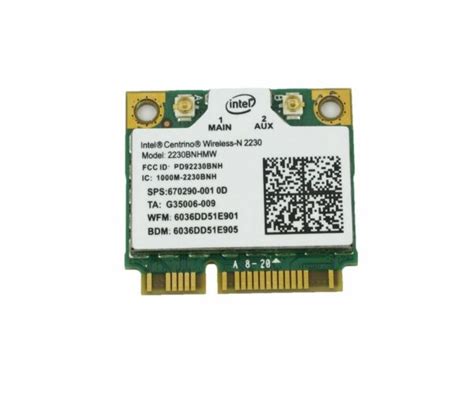 Intel Centrino Wireless-n 2230 2230bnhmw WiFi Bluetooth BT Mini Pci-e ...