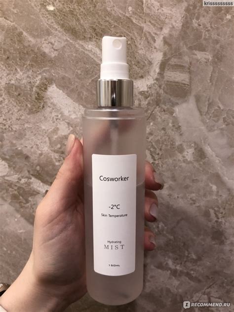 Мист для лица Cosworker Hydrating Mist -2°C Skin Temperature - «Отзыв ...
