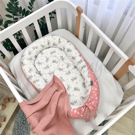 Кокон гнездышко для новорожденных позиционер Baby Design Baby серо ...