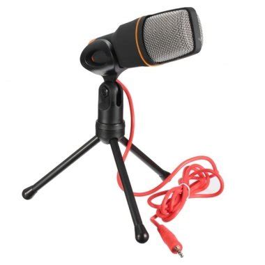 SF-666 Multimedia Studio Wired Condenser Microphone with Tripod Stand ...