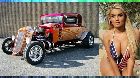 Big Bikini Babes, Hot Rods, & Muscle Cars - YouTube