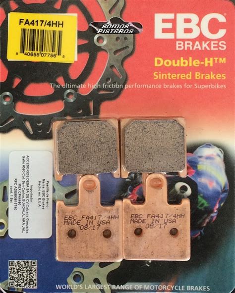 Balatas Del Ebc Hh Kawasaki Zx6r 2007-2012 | Mercado Libre