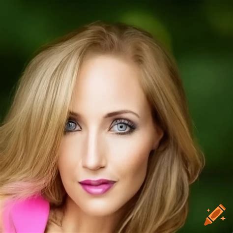 Closeup glamour shot of melissa francis