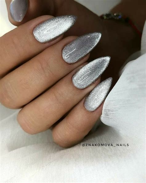 это великолепно т/и холл | Silver nails, Nails, Nails inspiration
