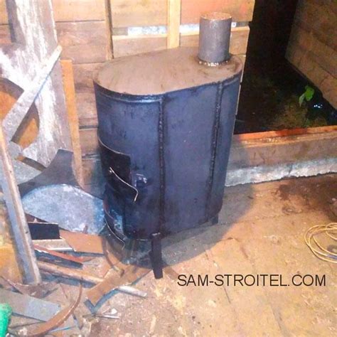 Сделал печь буржуйку для дачи: фото и описание самоделки