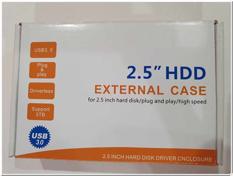 2.5 Inch HDD External Case USB 3.0 Black Aluminium - Zenith Computers