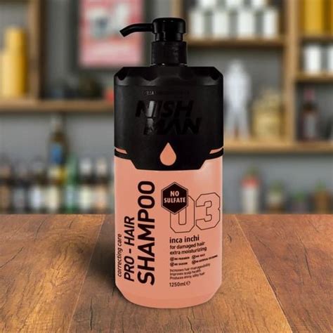 Мужской безсульфатный шампунь Nishman Pro-Hair Shampoo 03 Inca Inci для ...