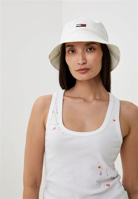 Панама Tommy Jeans, цвет: белый, RTLACR771501 — купить в интернет ...