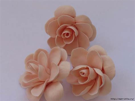 Гардения из полимерной глины