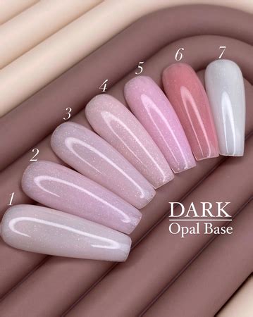 База для ногтей DARK Pro Base Opal №1, молочная с шиммером, 30 мл ...