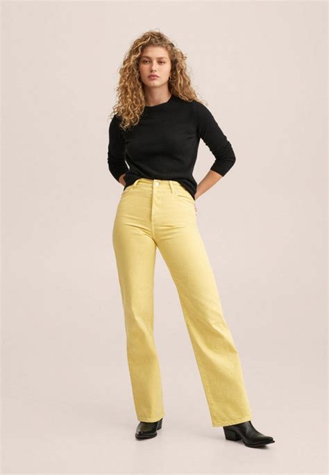 Джинсы Mango KAIA, цвет: желтый, RTLABC377701 — купить в интернет ...