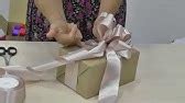 Бант для подарочной упаковки. Вариант 3 - YouTube