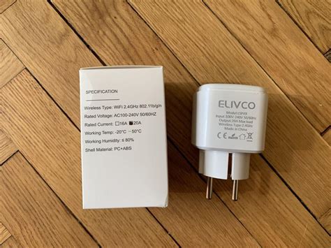 Купити Розумна WIFI розетка Elivco 20А Smart Plug з енергометром, вай ...
